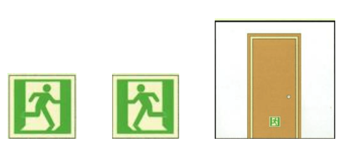 Directional & Exit Photoluminescent Signs | Egress Signage | Safe-T-Nose