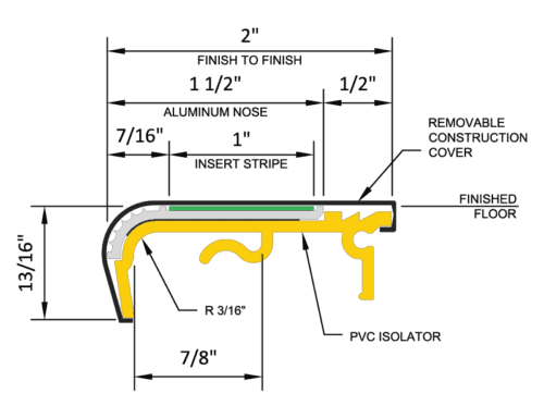 STNP - Step Edge Marking Nosings - Safe-T-Nose